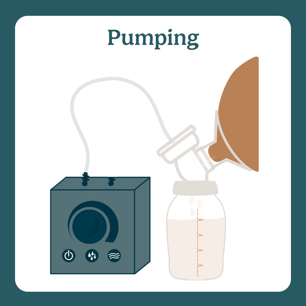 pumping - Breastfeeding Glossary by The Lactation Collection