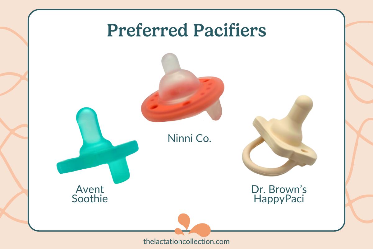Best Pacifiers for Breastfed Babies - The Lactation Collection